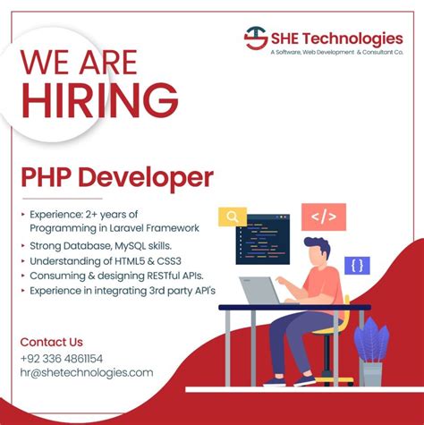 Sajida Ashiq On Linkedin Urgent We Are Hiring Phplaravel Developer