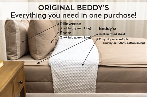 Ryan Tan Zipper Bedding Beddys