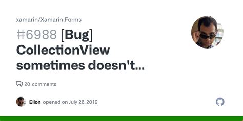 Bug CollectionView Sometimes Doesn T Render Label Issue Xamarin Xamarin Forms GitHub