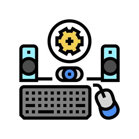Peripheral Setup Repair Computer Color Icon Vector Illustration 28086602 Vector Art At Vecteezy