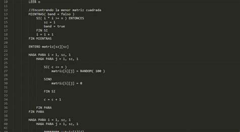 arreglos pseudocodigo tamaño de matriz aleatoria Tutorias co
