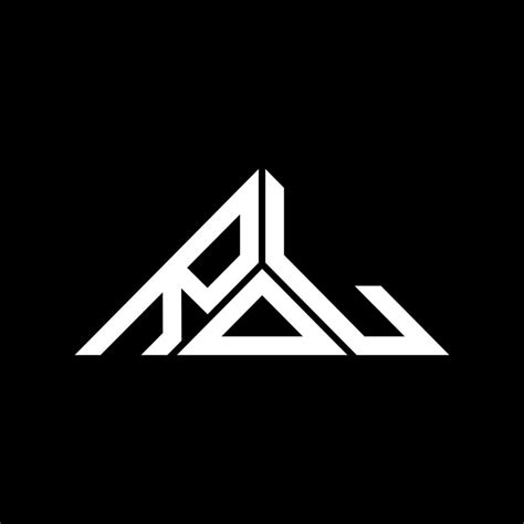 Rdl Letter Logo Creative Design With Vector Graphic Rdl Simple And