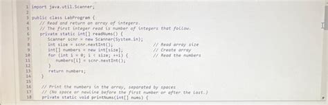 Solved 1712 Lab Insertion Sort The Program Has Four Steps
