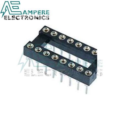 16pin Dip Ic Socket Machine Tooled Ampere Electronics