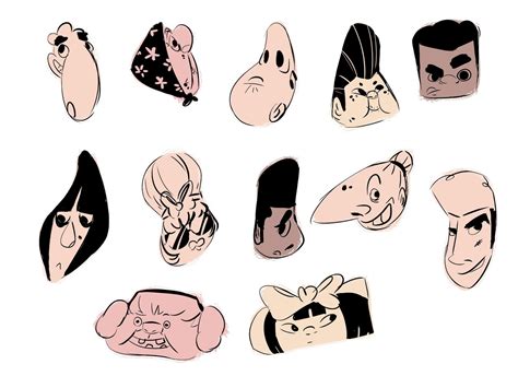 487e Character Design Shape Language