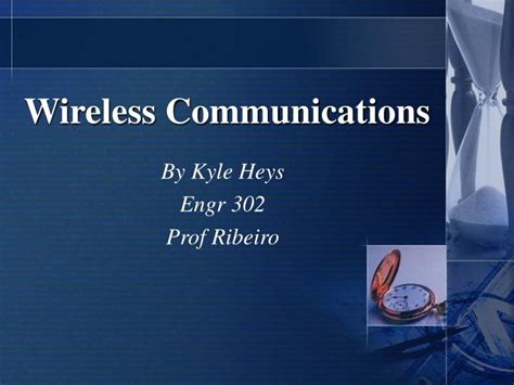 PPT Wireless Communications PowerPoint Presentation Free Download ID 2941891