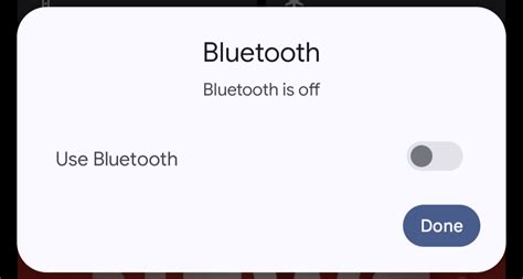 Did Android Disable Ability To Turn Bluetooth Onoff With Single Tap
