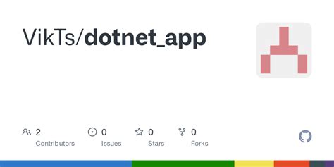 GitHub VikTs Dotnet App