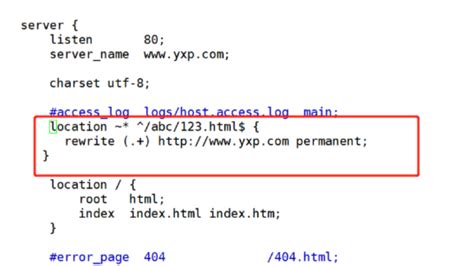 Nginx 重写功能location Rewrite 靖安yj 博客园