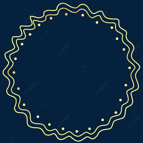 Pretty Engraved Circle Border Image Wedding Gold Borders Png