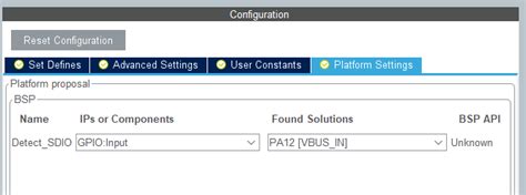 stm32cubemx 5 2 0 ip not configured or wrong par
