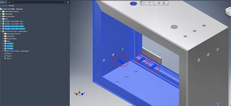 Solved Assembly Automatic Hole From One Part To Another Part Autodesk Community