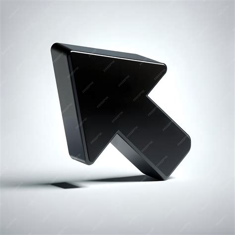 premium photo 3d computer mouse cursor arrow icon generative ai