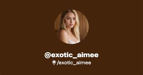 Exotic Aimee Instagram Tiktok Linktree