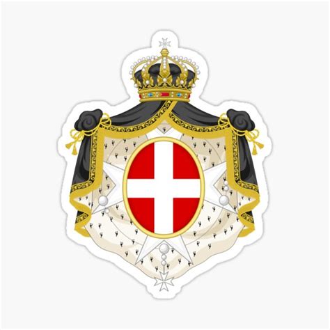 Coat Of Arms Of Sovereign Military Order Of Malta Sticker For Sale By
