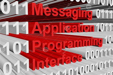 Messaging Application Programming Interface Stock Illustration Illustration Of Messaging