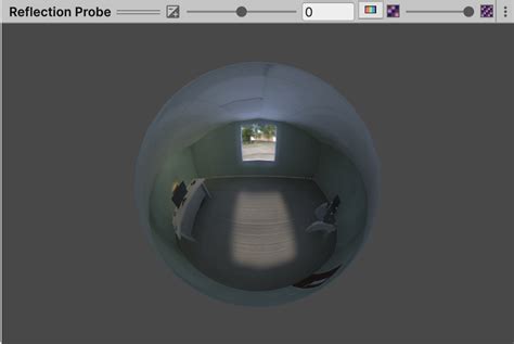 reflection probe reflections are correct when rendering every frame but distorted when rendered