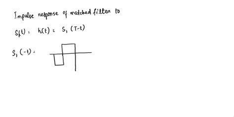 Solved 41 Consider The Signal St Shown In Figure P41 A Determine The Impulse Response Of