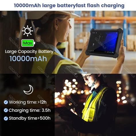 Industrial Rugged Pda Tablet Android 11 With 1d Barcode Scanner Mobile Data Collector Terminal