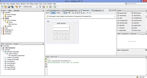 Learnhow How To Design A Swing Gui Using Netbeans