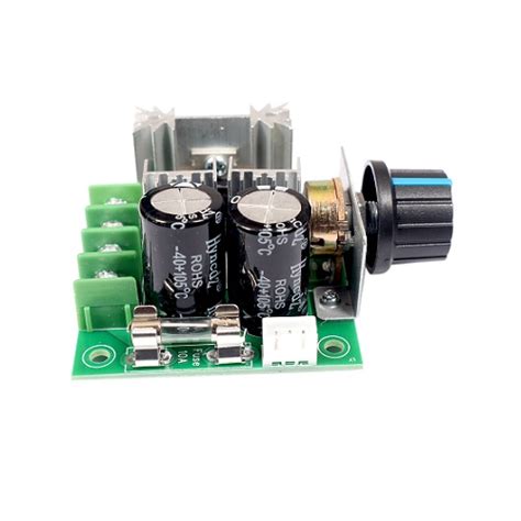 ماژول کنترل دور موتور Dc با روش Pwm خروجی 10 آمپر، ولتاژ 12 40 ولت عصر الکترونیک