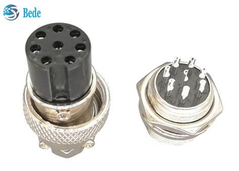 2 Pin 16mm Circular Gx16 Aviation Connector Panel Mount Connector Male And Female Sets