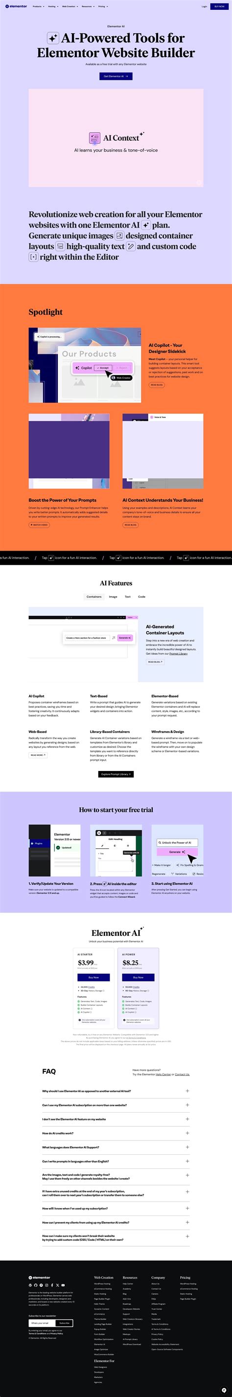 elementor ai what it is features usecases price alternatives how