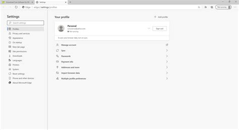 Microsoft Edge Version 44 Foliolo