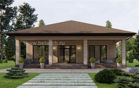 Проект вытянутого дома с террасой Dream House Exterior House Exterior Mediterranean Homes