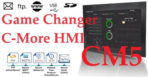 Latest C More Cm5 Hmi Game Changer ACC Automation PLC Industrial Control Learning