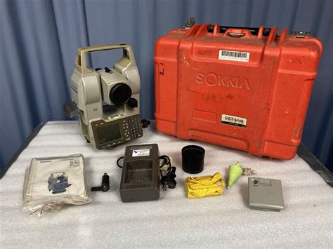 Sokkia PowerSet Set 4000 Electronic Surveying Total Station W Hard Case