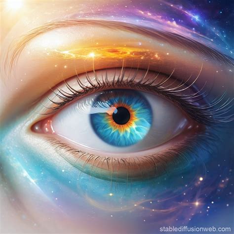 An Eye With A Reflection Prompts Stable Diffusion Online