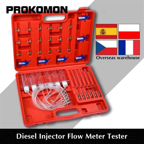 Prokomon 커먼 레일 어댑터 신제품 디젤 인젝터 유량계 테스트 키트 연료 테스터 세트 툴킷 Aliexpress