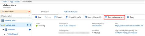 How To Download Code From Your Azure Function App