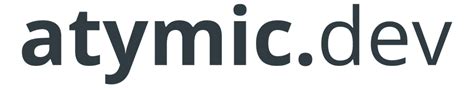 Home Atymic Dev