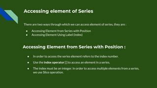 Lecture On Python Pandas For Decision Making Ppt