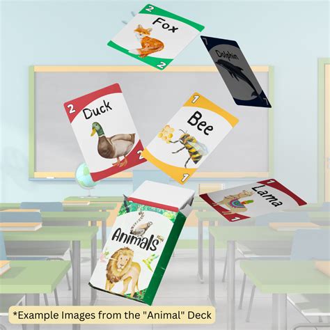 Vocabulary UNO Classroom Objects French Teaching Resources
