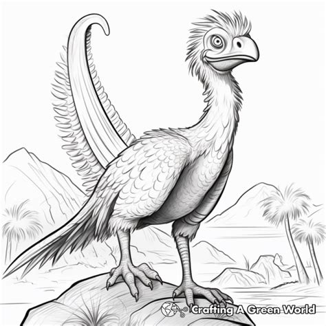 Pyroraptor Coloring Page Coloring Pages