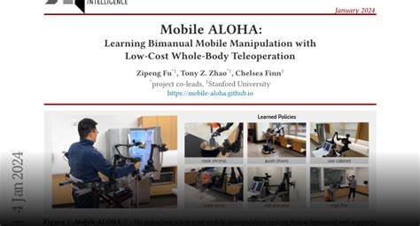 Paper Page Mobile Aloha Learning Bimanual Mobile Manipulation With Low Cost Whole Body