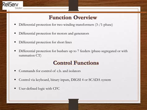 7ut612 Transformer Differential Protection Relay Pdf Computing Technology And Computing
