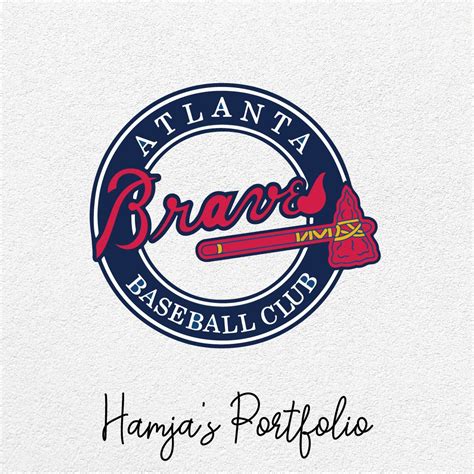 Atlanta Braves Logo Vector Set Masterbundles