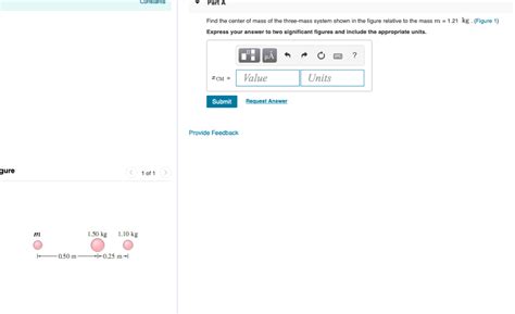 solved constants part a find the center of mass of the