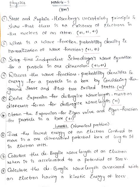 Module 1 5 Questions Pdf Semiconductors Physical Chemistry