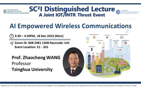 Sc²i Distinguished Lecture Iot And Intr Seminar Ai Empowered Wireless Communications