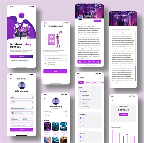 Story App Ui Design In Figma Behance