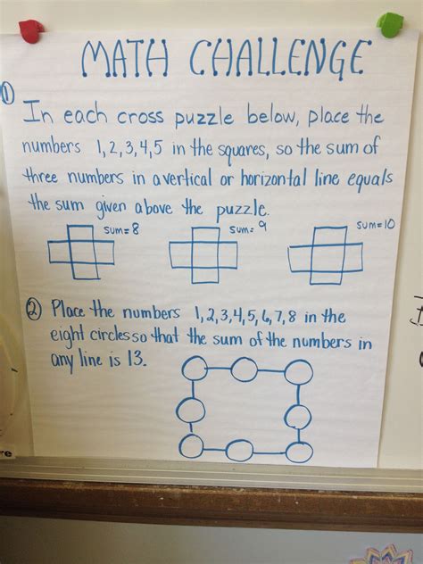Pin By Prella Rupert On 4th Grade Math Math Challenge Math School