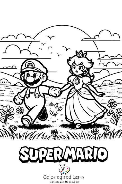 35 Princess Peach Coloring Pages For Mario Enthusiasts