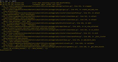Phy Crashes With Nans In Databounds · Issue 39 · Cortex Labphylib