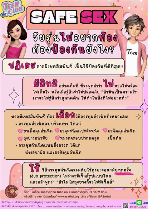 Sex วัยรุ่นไม่อยากท้อง ต้องป้องกันยังไง “no Sex” เท่ากับ Safe วัยรุ่นทุกคนมีสิทธิ ปฏิเสธ