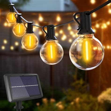 Btfarm 23m75ft Solar Festoon Lights Outdoor 303 Led Solar String